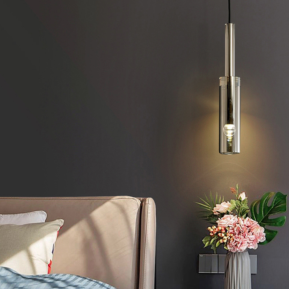 Minimalist Hanging Wall Light 1-Light Clear Armed Sconce Crystal Indoor ...