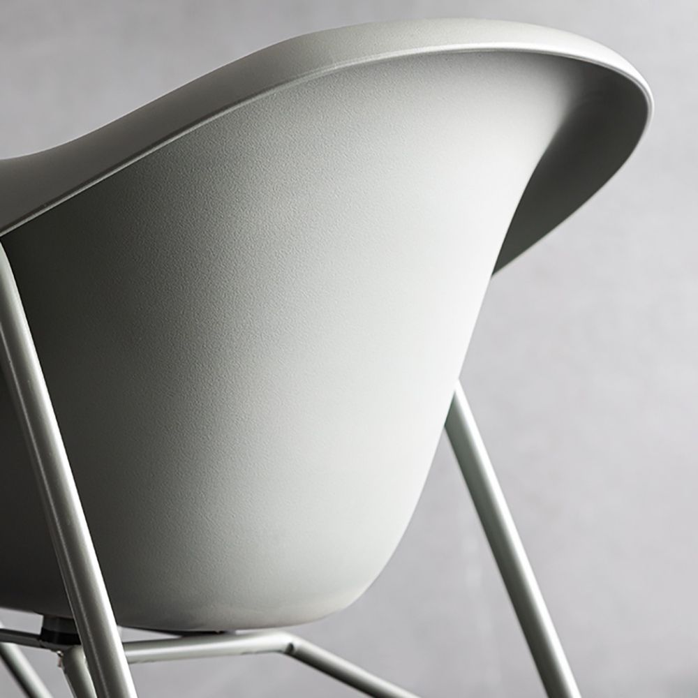 Modern Dining Chair PP Dining Chair Metal Leg