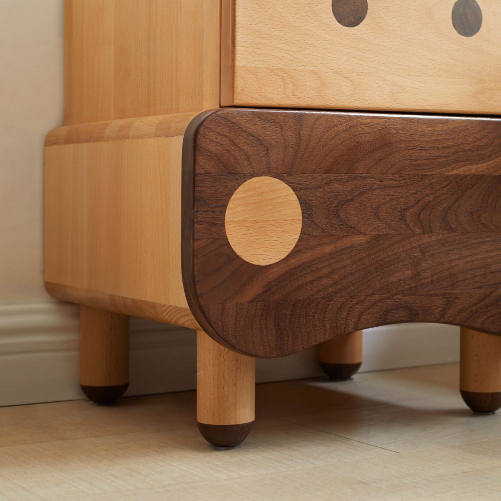 Kid Nightstand Cute Creative Bedside Table for Kid's Bedrooms Solid ...