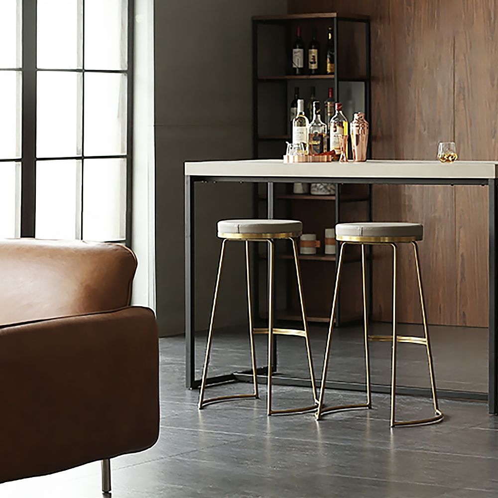 Industrial Rectangular Bar Height Table Small Dining Table for ...