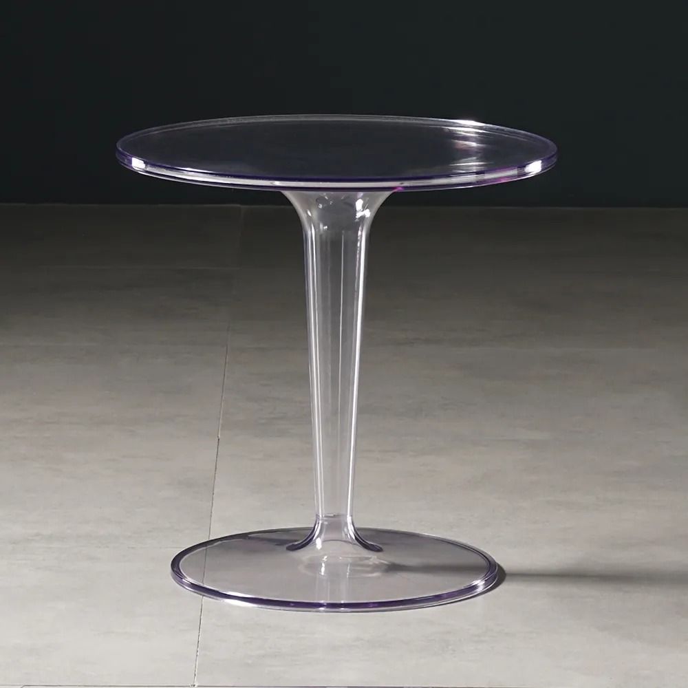 Acrylic End Table Clear Modern Accent Table Clear Round Side Table