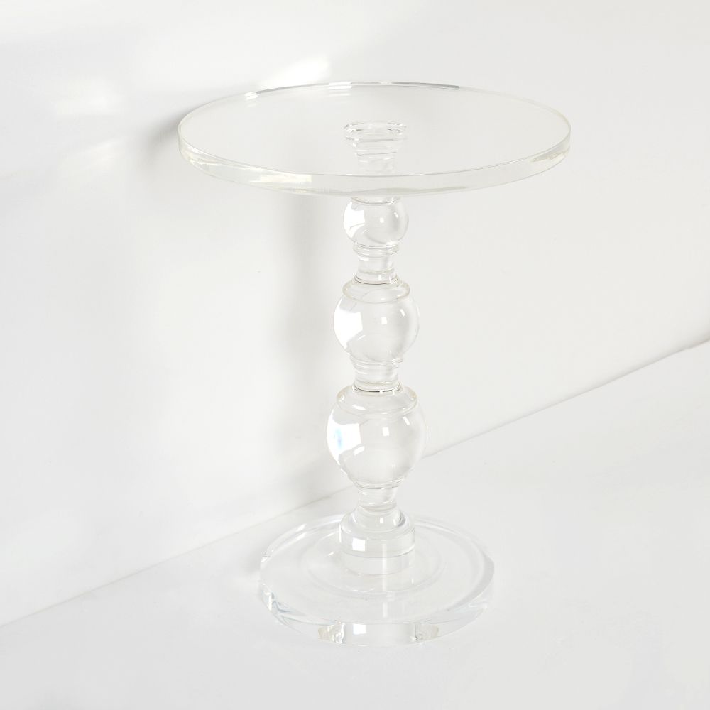Modern Round End Table Acrylic Side Table