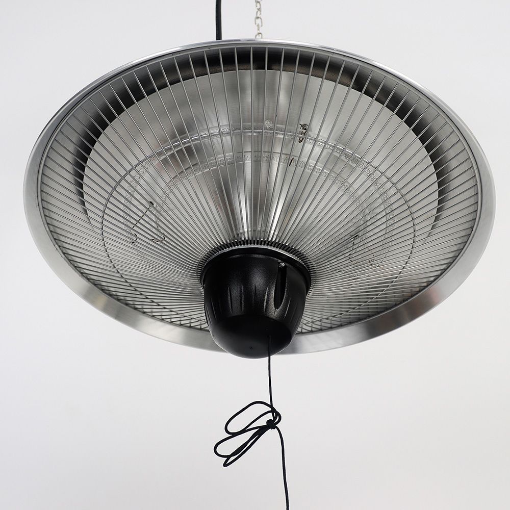 1500W Outdoor Heater Patio Hanging Electric Heater Silver Outdoor or ...
