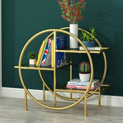 Nordic Round Freestanding Organizer Storage Rack-Homary