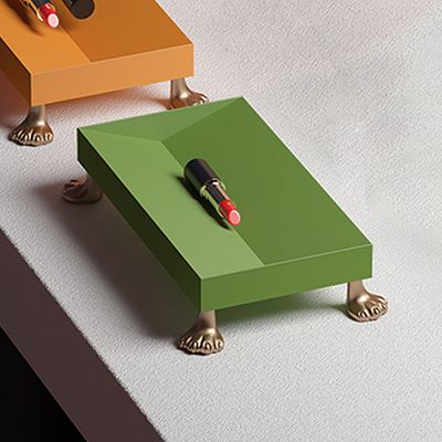 Metal Entryway Key Tray Desktop Organizer Creative Storage Decor-Homary