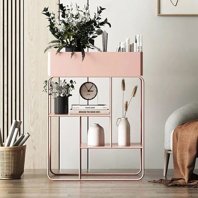 Pink 3-Tier Plant Stand Display Shelf Storage Shelving Flower Stand-Homary