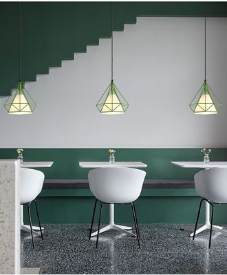 Industrial Pendant Light Metal Cage Lighting Fixtures Iron Loft Cage-Homary