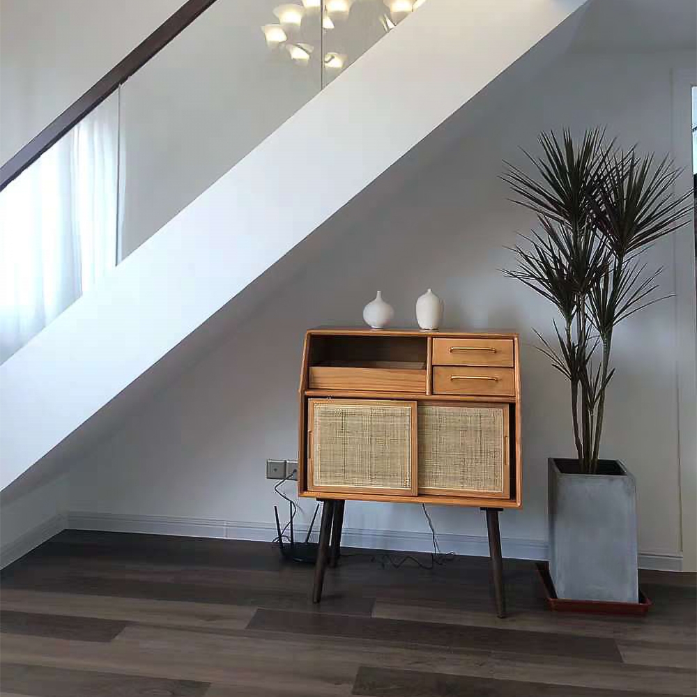 Modern Side Storage Cabinet Sideboard with Sliding Door Cabinet with 2 ...