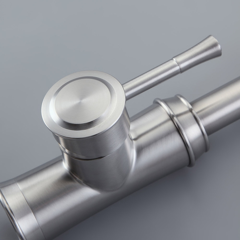 Classic Single Lever Handle Monobloc Stainless Steel Kitchen Tap in ...