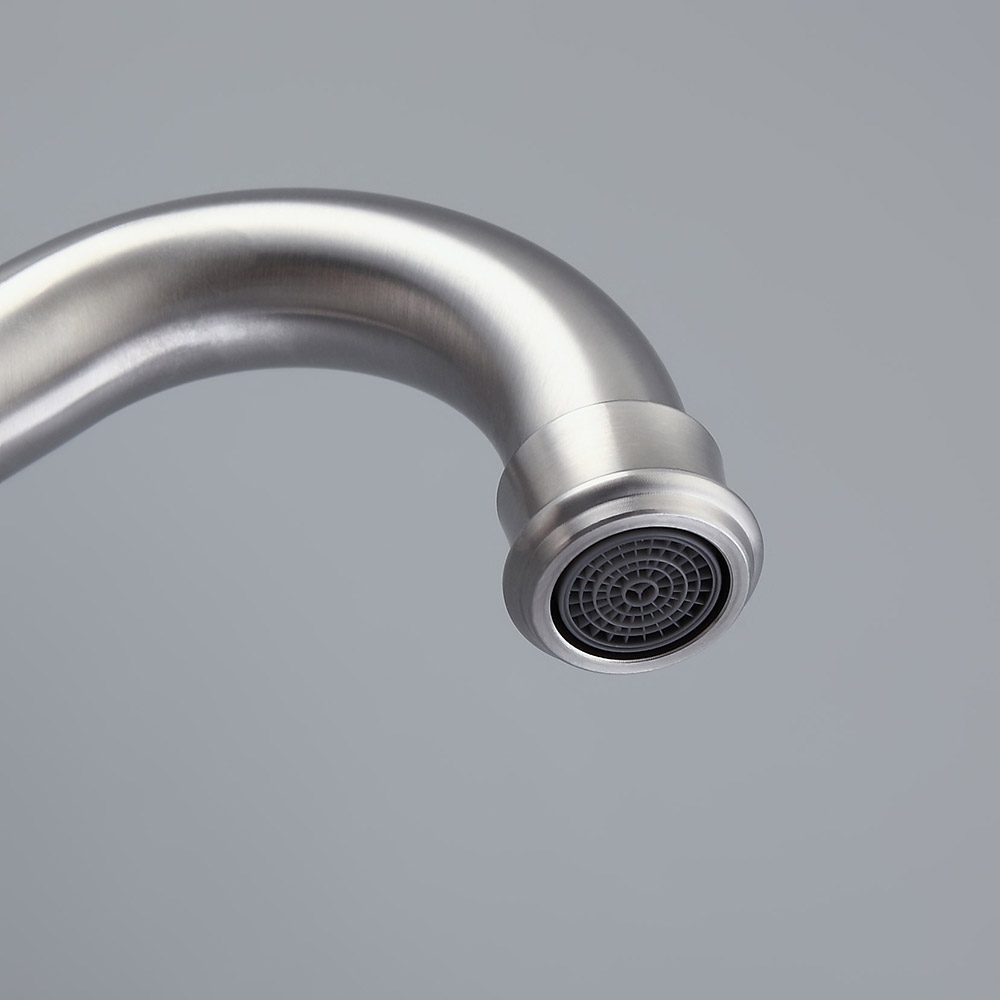 Classic Single Lever Handle Monobloc Stainless Steel Kitchen Tap in ...
