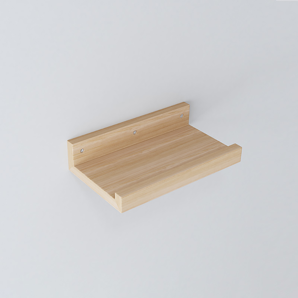 Caisson mural moderne avec couvercle en bois massif-Homary