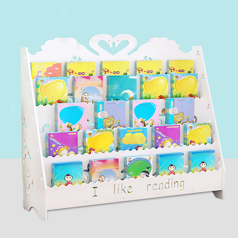 Cute Bear/Swan Kids Bookshelf Book Display-B-Homary