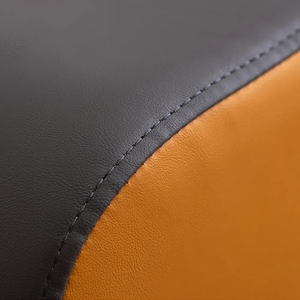 Arrow Ottoman PU Leather Upholstered Ottoman Stool-Homary
