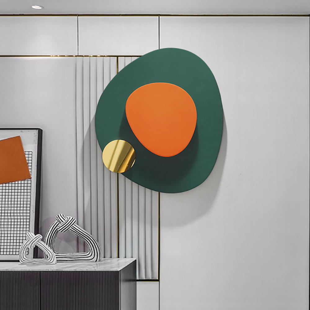 Irregular Modern Minimalist Overlapping Wall Decor Metal Home Art ...