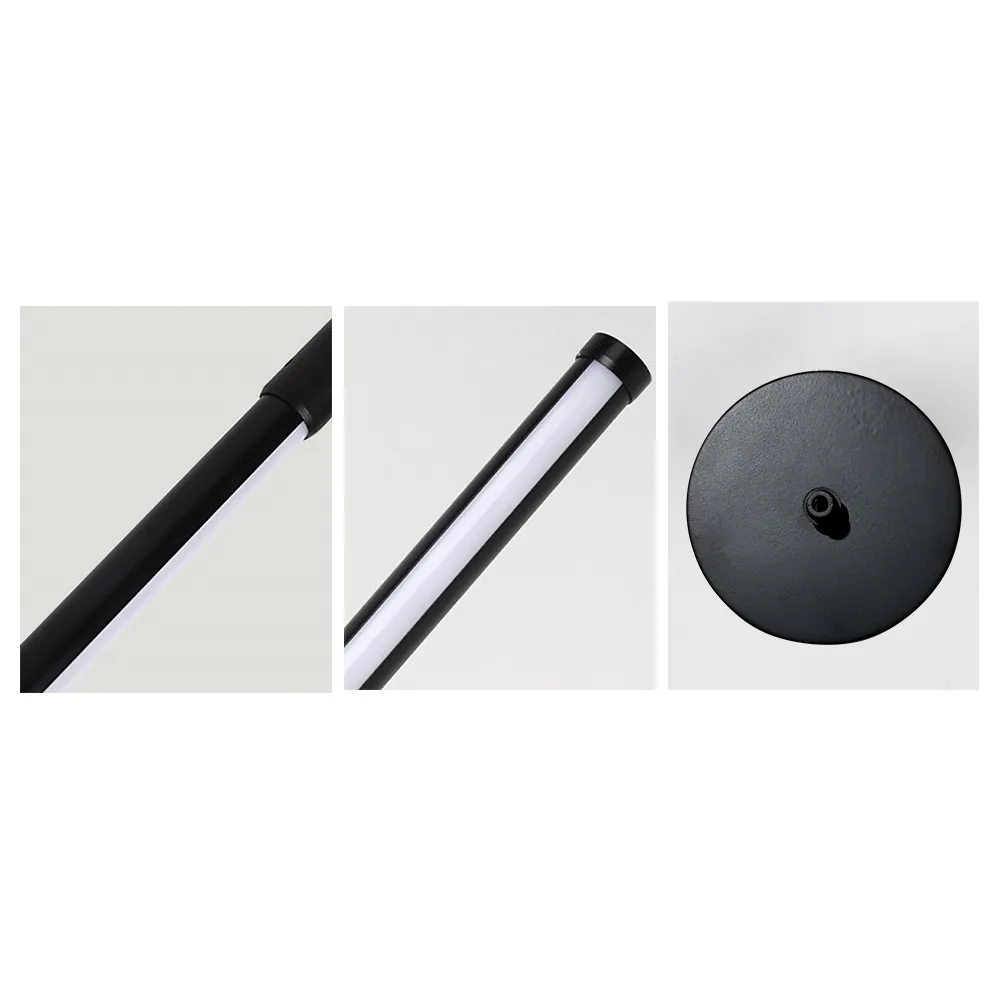 Mini Cylinder Black LED Pendant Light Single Light-Homary