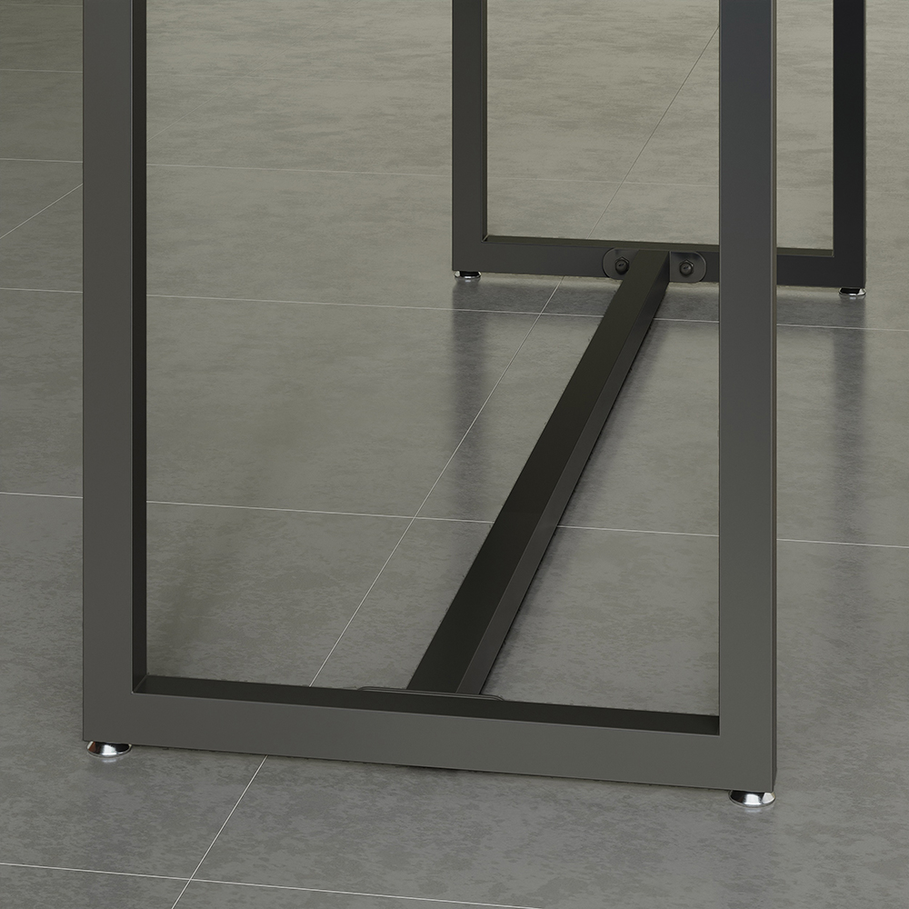 Industrial Rectangular Bar Height Table Small Dining Table for ...