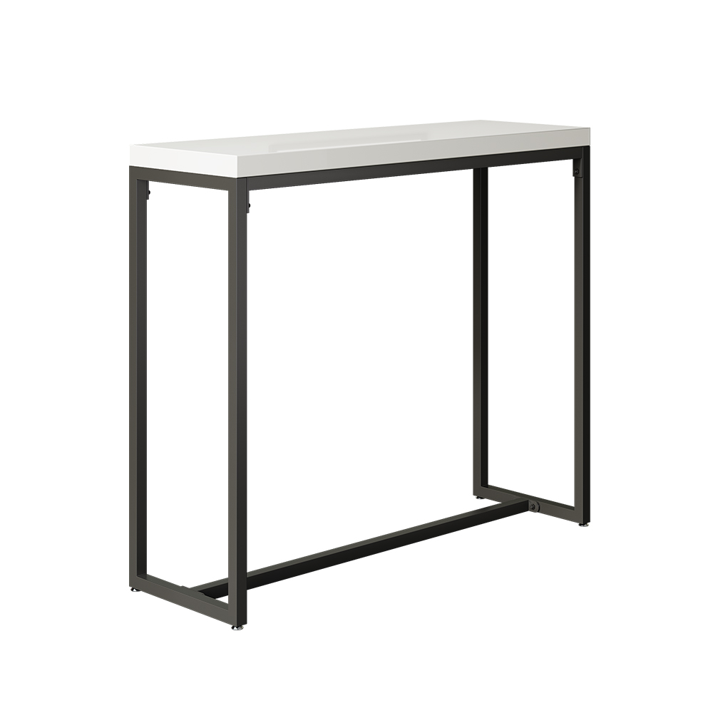 Industrial Rectangular Bar Height Table Small Dining Table for ...