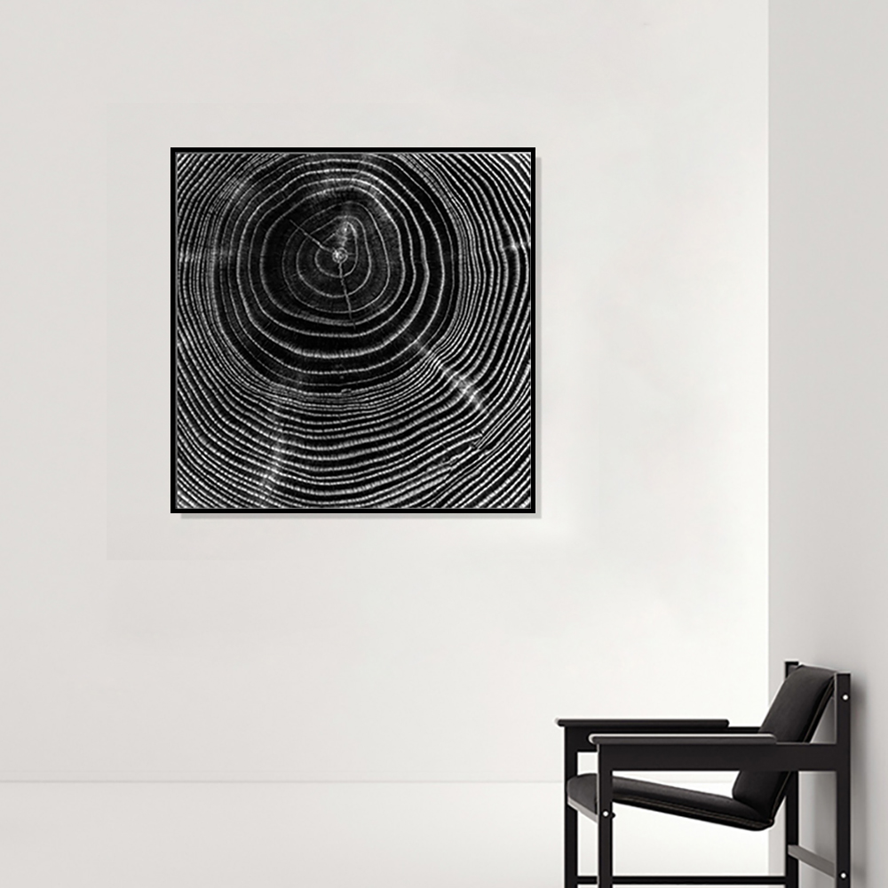 Modern Square Wall Decor for Living Room Canvas Painting Art with Frame ...