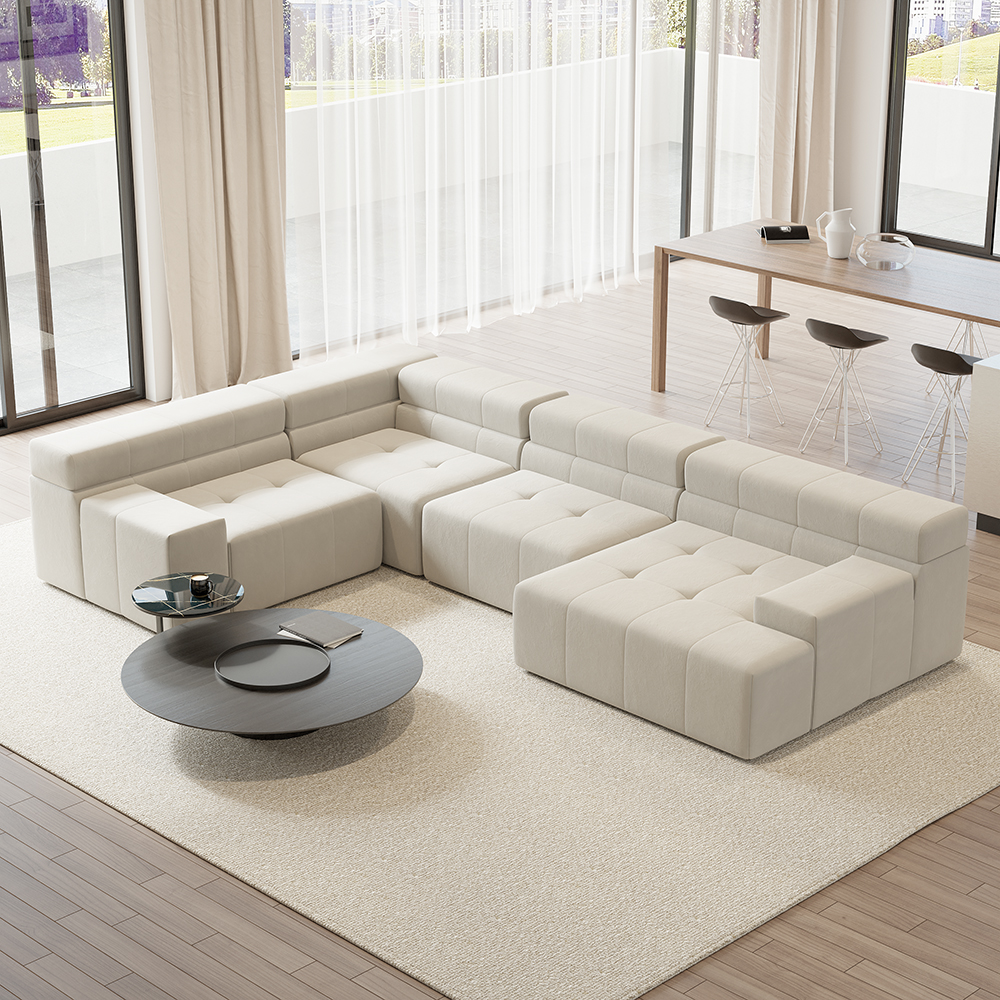 Modern Modular Sectional Puzzle Sofa | Baci Living Room