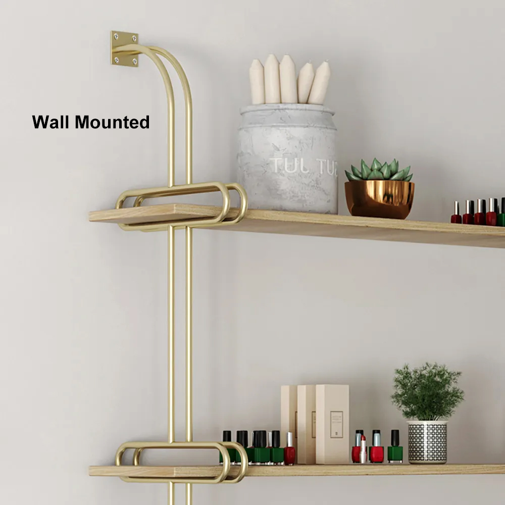 3-Tier Luxury Floating Shelves Wall Shelf in MDF Wall Mounted Shelves ...