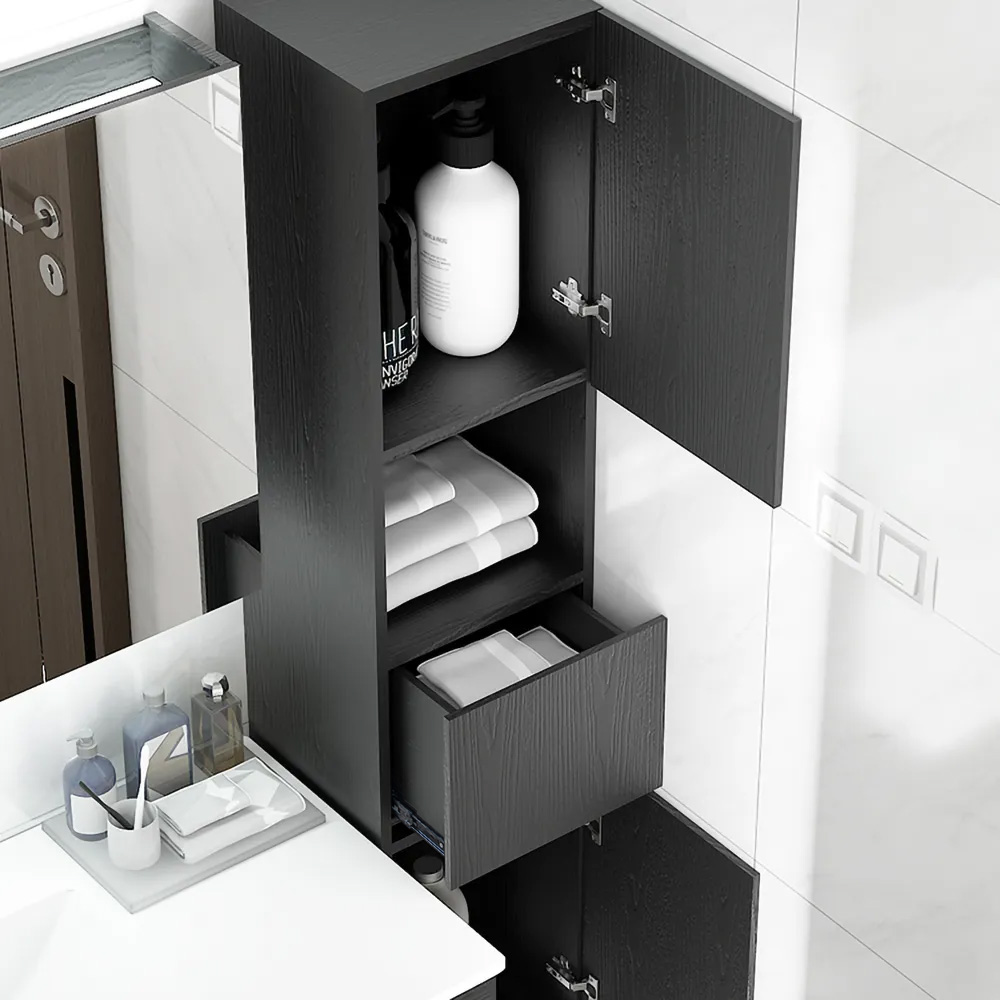 Modern Bathroom Cabinet with Drawers Wall Mounted Bathroom Cabinet with ...